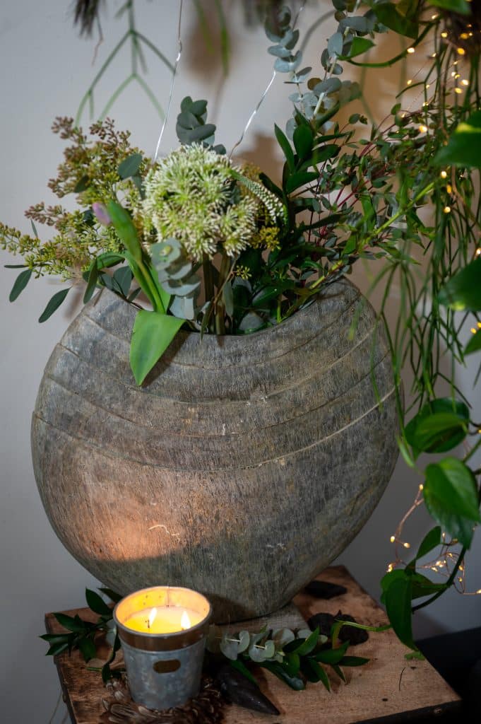 Ikra Slate Vase | Hand Carved Natural Slate Vases from Foras