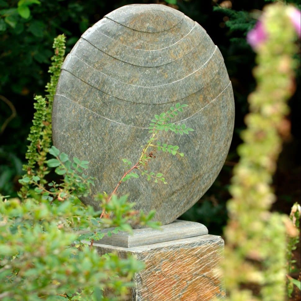 Large Oblate Slate Planter | Natural Slate Vases & Sculptures