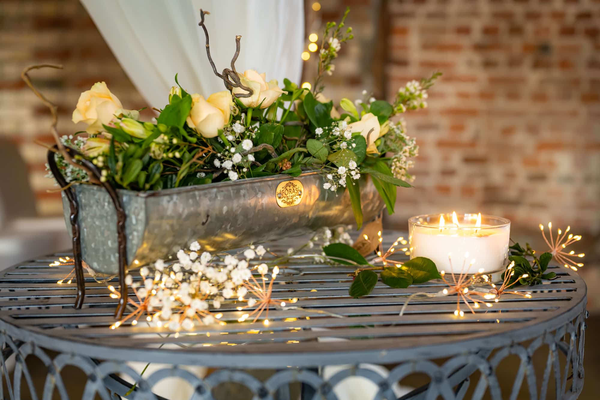 Snuffle Vintage Metal Trough - Set of 2 | Pots & Planters from Foras