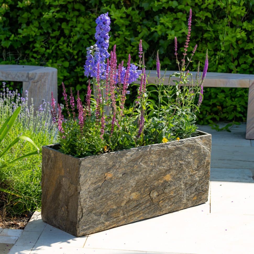 Slate | Buy Foras Natural Slate Planters And Troughs